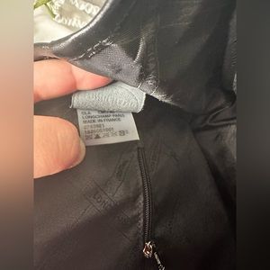 Longchamp | Bags | Longchamp Matte Black Leather Roseau Made In France ...